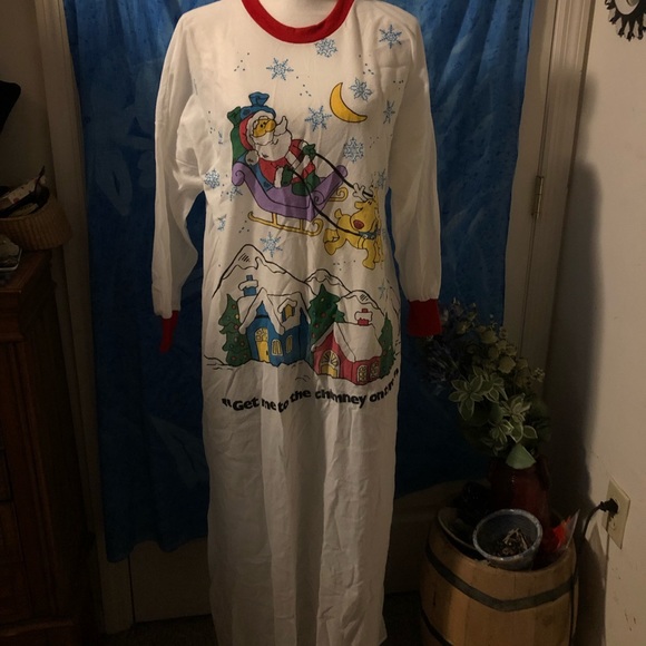 Intimates & Sleepwear | Vintage Christmas Nightgown | Poshmark